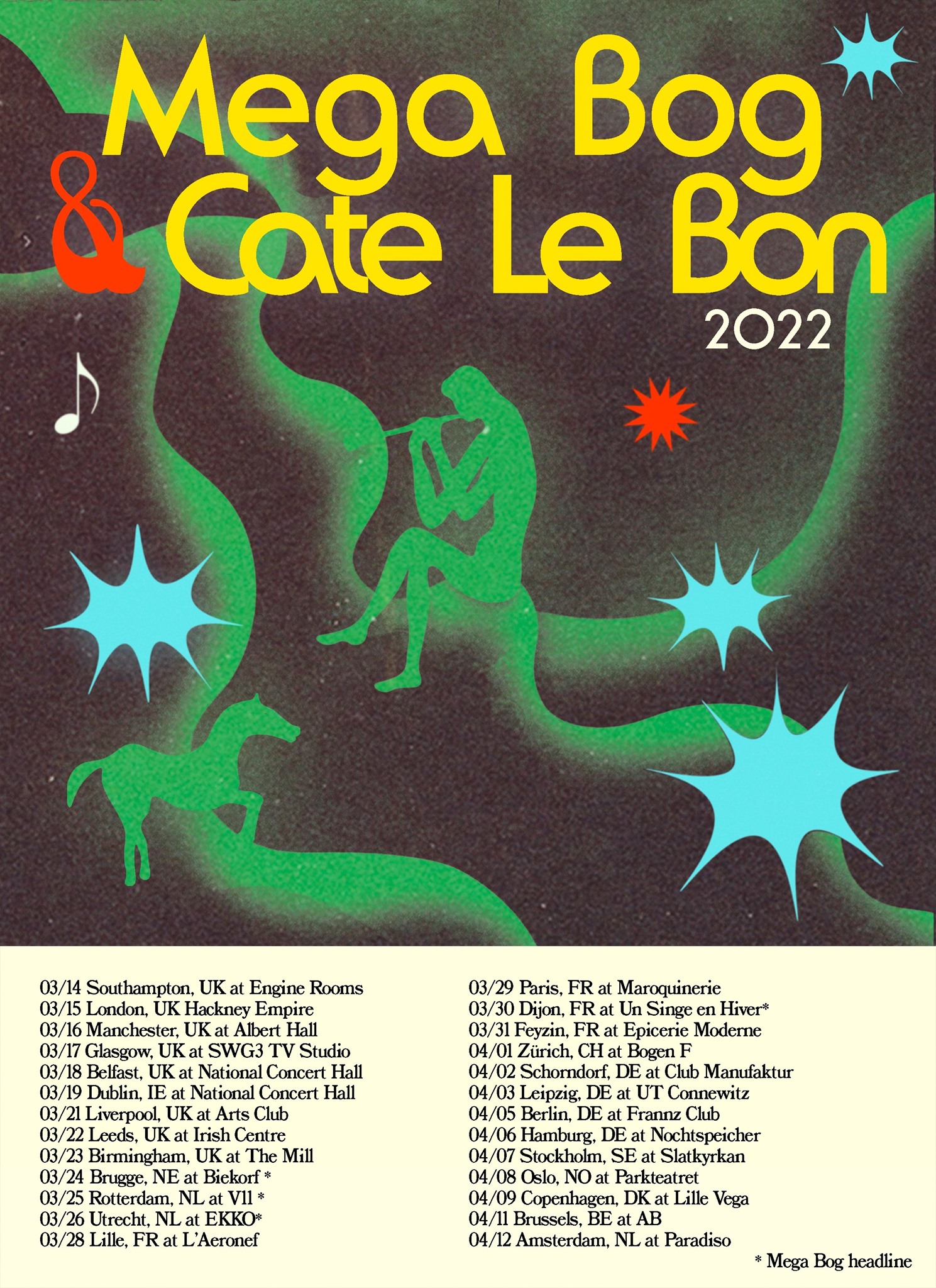 Mega Bog announces North America and EU Tour Dates with Cate Le Bon ...